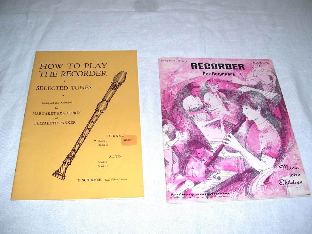 How to Play the Recorder and Recorder for Beginner's Pbs Vintage - Etsy