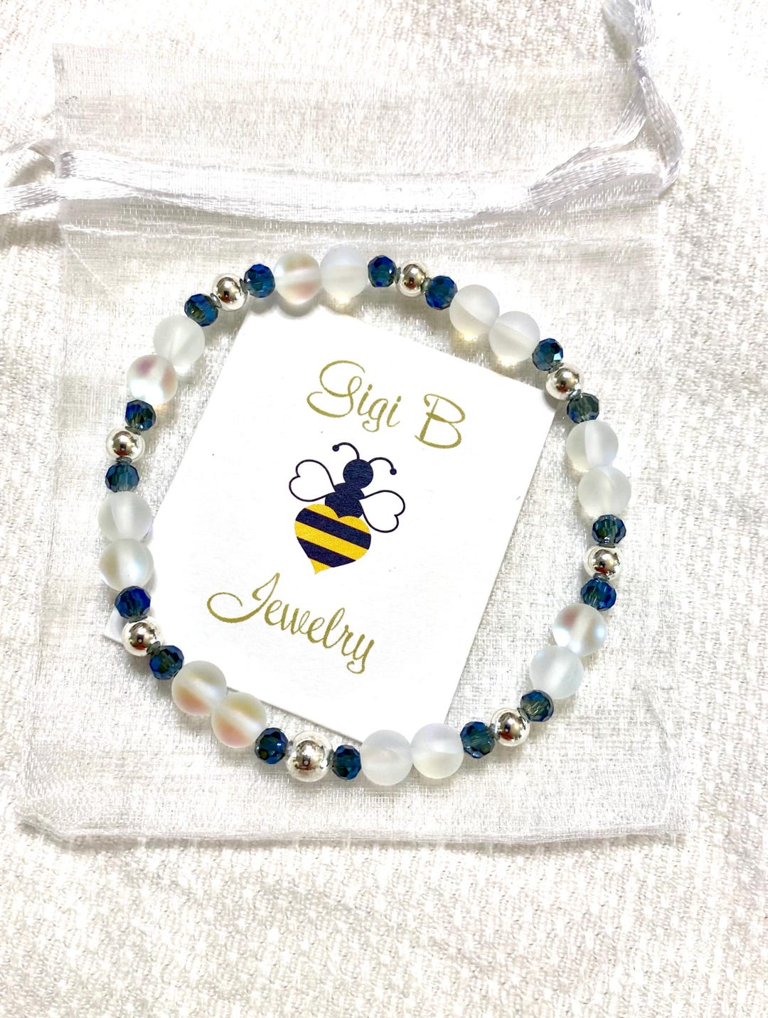 Blue Moon Mermaid With Sterling Silver - Etsy