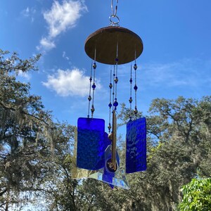 Nashville Predators' Stained Glass Wind Chime - Etsy