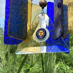 Nashville Predators' Stained Glass Wind Chime - Etsy