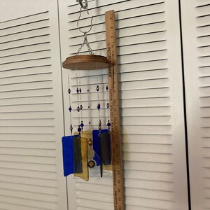 Nashville Predators' Stained Glass Wind Chime - Etsy