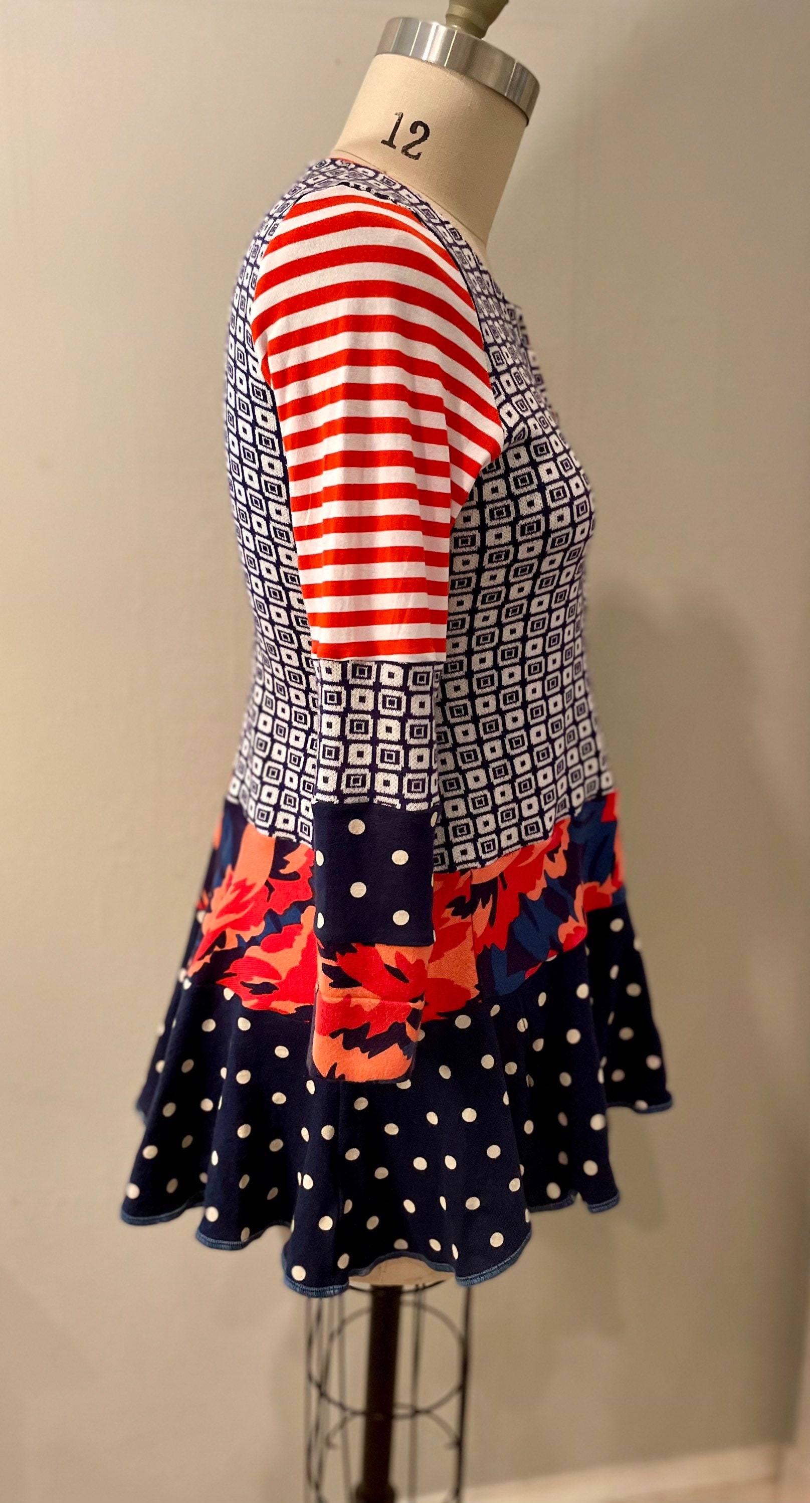 Cotton Cardigan Made From Repurposed Upcycled Cotton Sweaters and ...