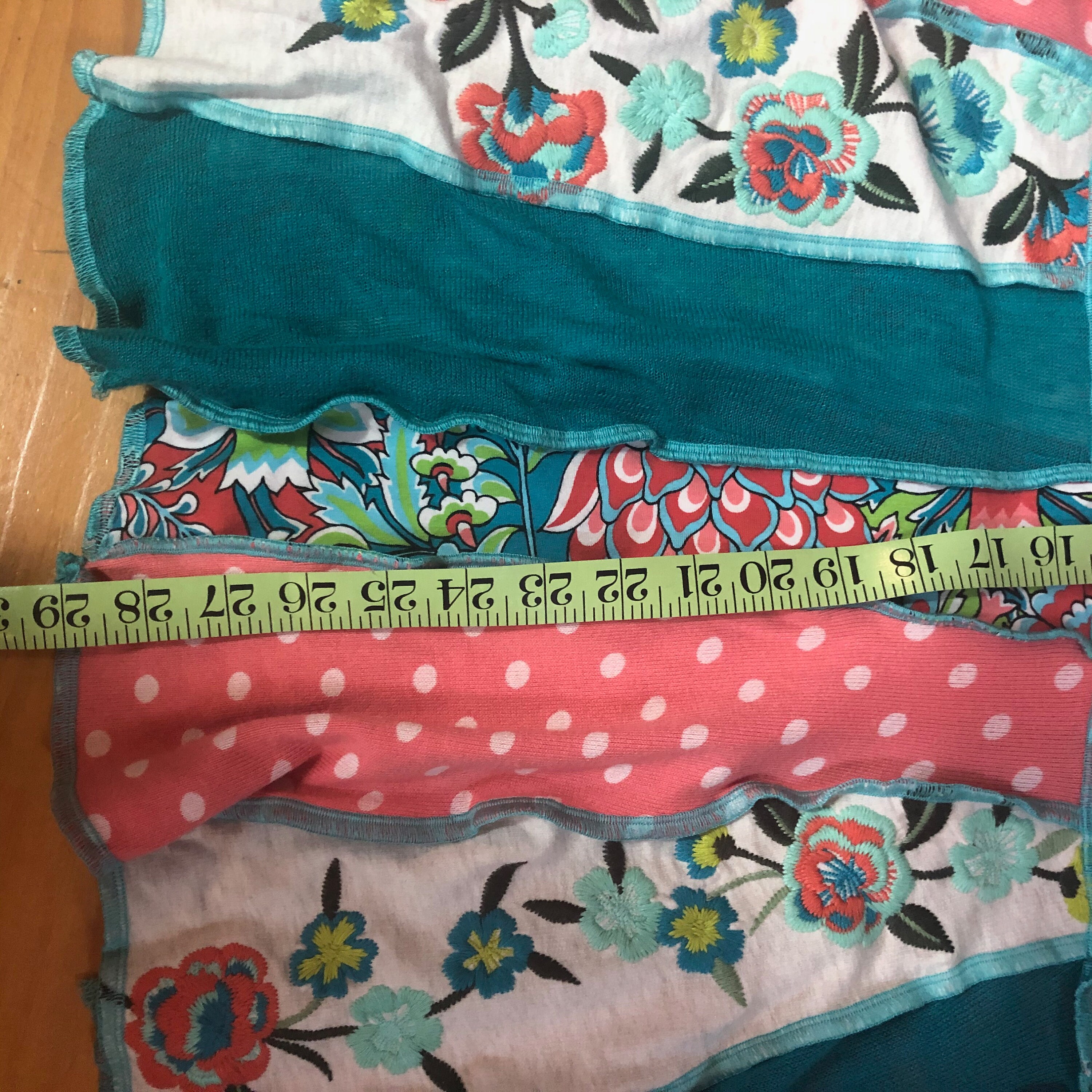 Upcycled recycled twirly tunic Cotton & Linen - Etsy.de