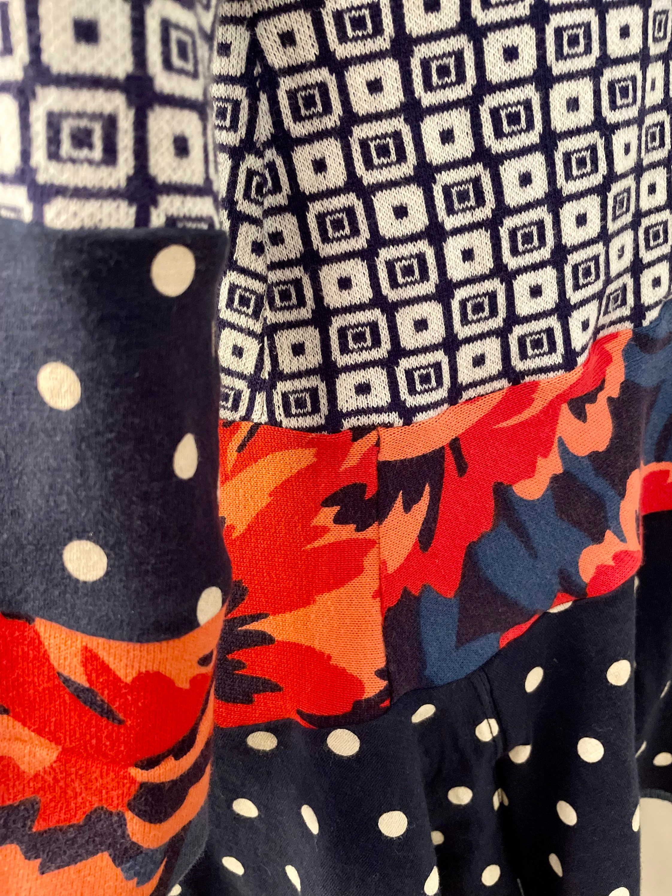 Cotton Cardigan Made From Repurposed Upcycled Cotton Sweaters and ...