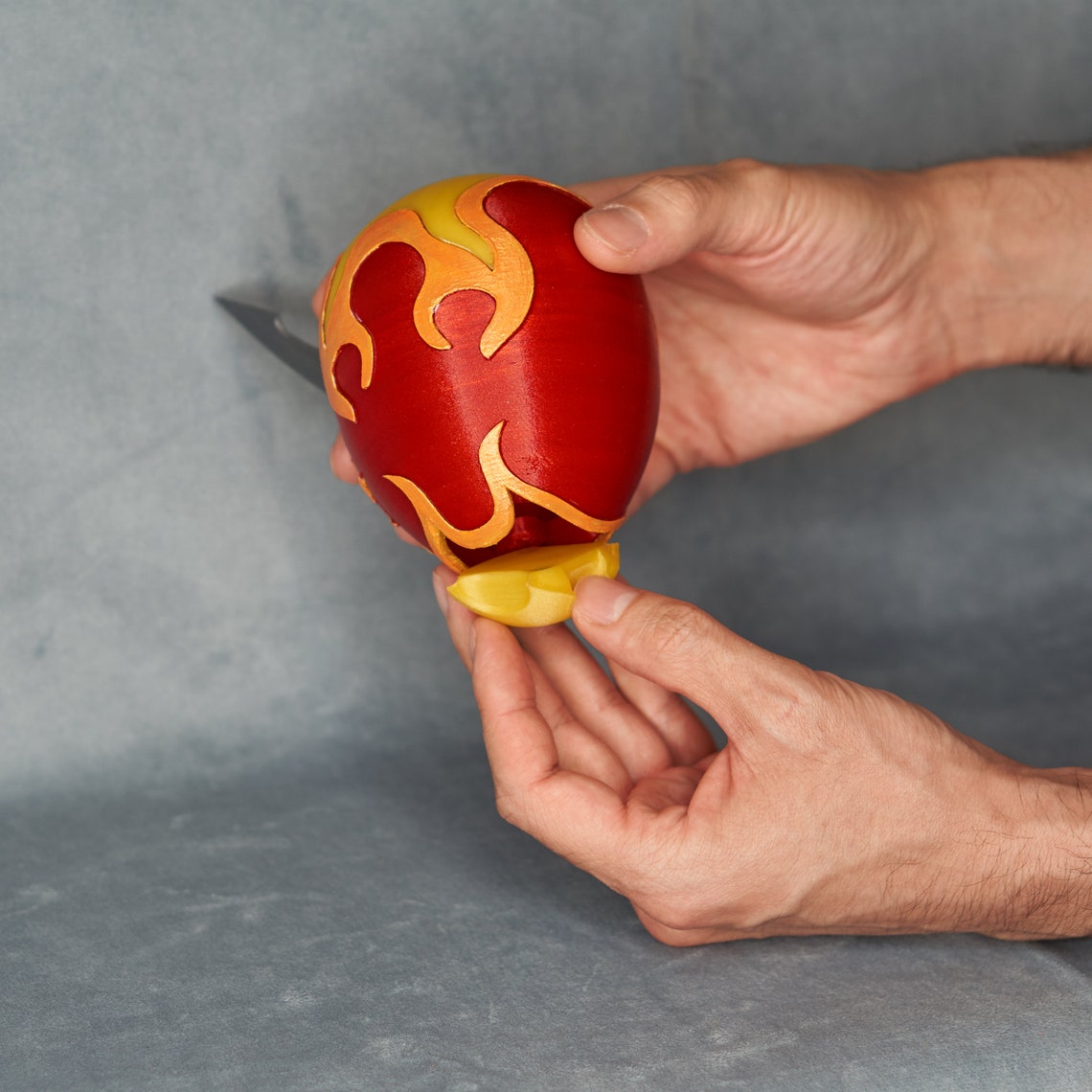 Digi Egg of Courage Dice Container Hand Painted With - Etsy