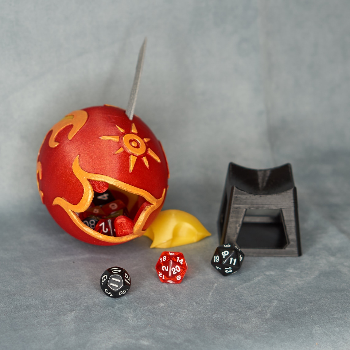 Digi Egg of Courage Dice Container Hand Painted With - Etsy