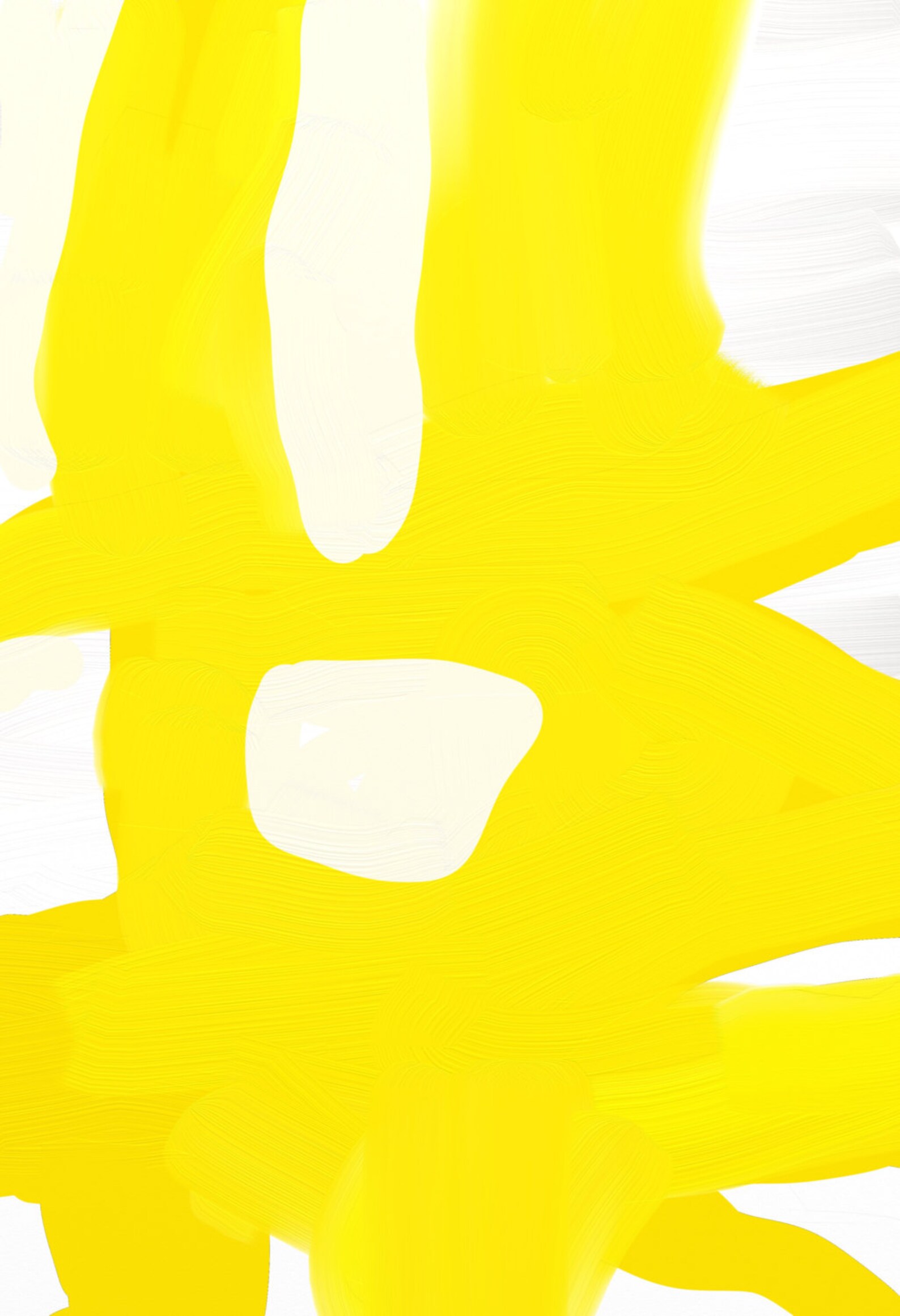 Abstract Painting Fineart Original Yellow Artwork XXL Wall Art ...