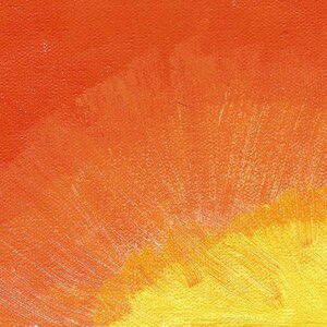 Sun Painting Huge Acrylic Original Minimalist Art Modern Painting Extra ...