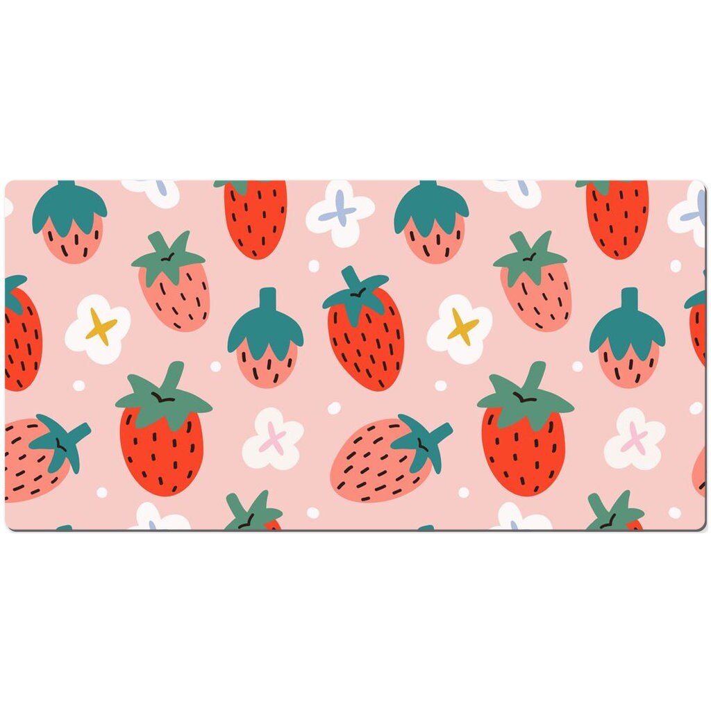 Strawberry Desk Mat Fruit Mouse Pad Strawberry Decoration | Etsy
