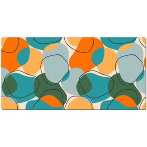 Colorful Desk Mat | Abstract Desk Mat | Geometric Desk Mat | Minimal ...