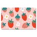 Strawberry Desk Mat, Fruit Mouse Pad, Strawberry Decoration, Gamer ...