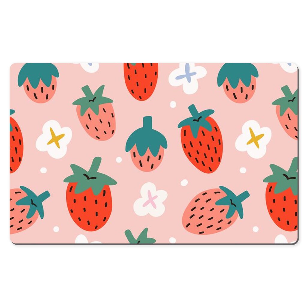 Strawberry Desk Mat Fruit Mouse Pad Strawberry Decoration - Etsy