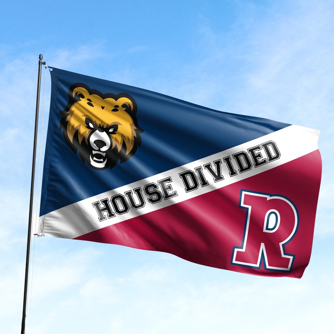 Custom House Divided Flag, Custom Flag, House Divided Flag, NFL Flag ...