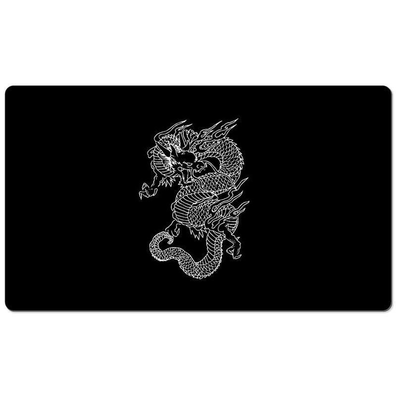 Black and White Dragon Mouse Pad - Etsy