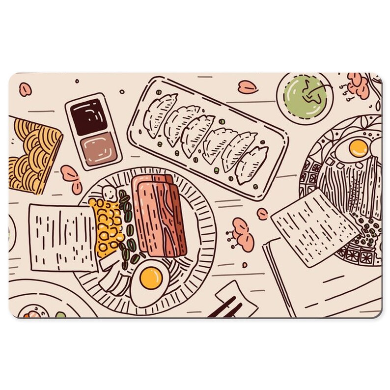 Japanese Ramen Sushi Gift Mouse Pad Gamer Mouse Pad Egg Gift - Etsy