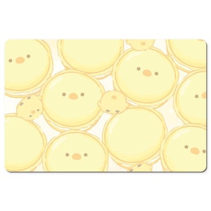 Chick Chicken Macaron Cute Kawaii Mouse Pad Desk Mat, Large Desk Pad ...