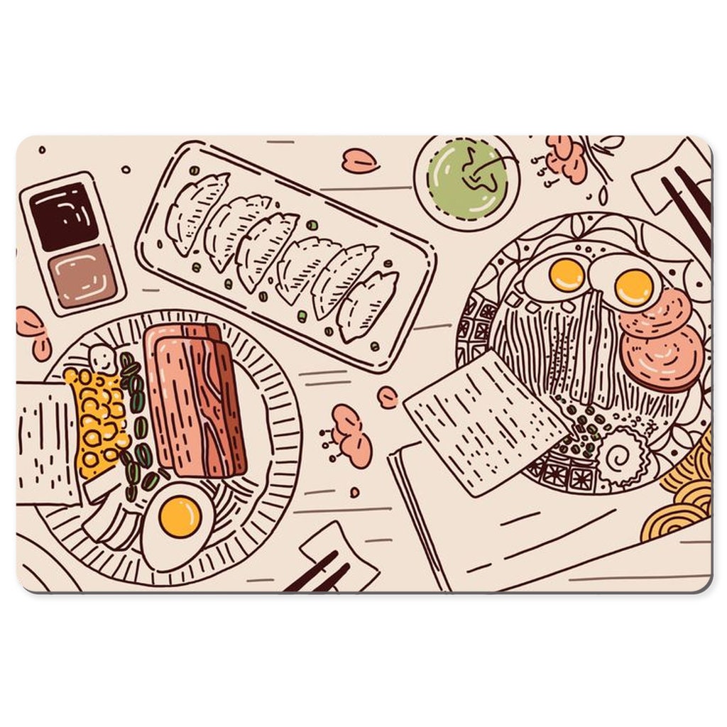 Japanese Ramen Sushi Gift Mouse Pad Gamer Mouse Pad Egg Gift - Etsy
