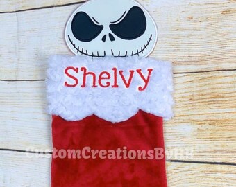 Jack Skellington Stocking - Etsy