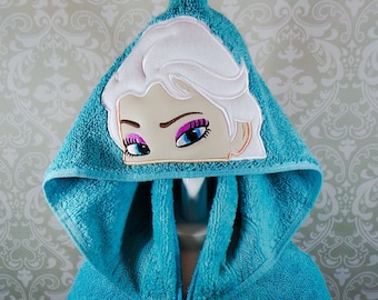 Elsa Hooded Towel - Etsy