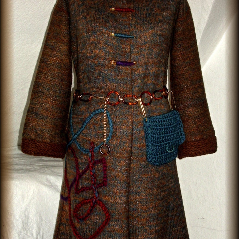 Hand Knit Jacket - Etsy