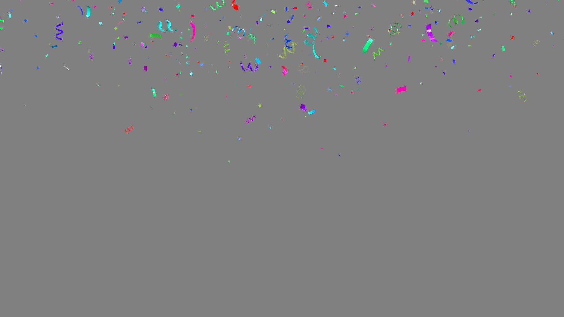 Confetti Rain - Animated Overlay | Single VFX for Twitch Streamelements ...