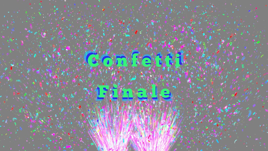 Confetti Finale | Alert Overlay | Animated VFX for Twitch, Youtube ...