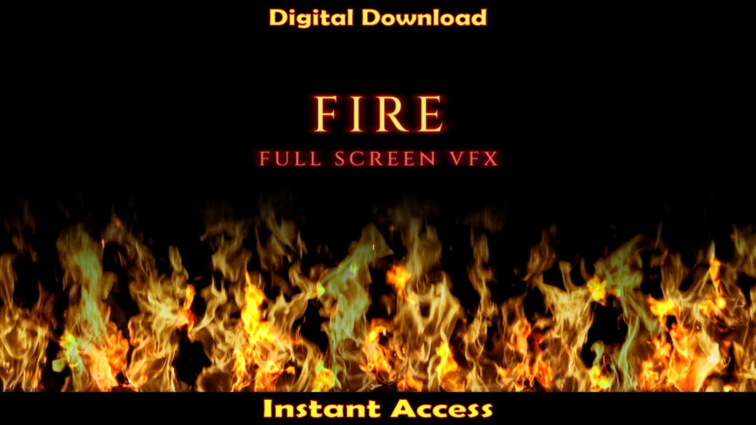 Fire - Full Screen VFX | Overlay for Twitch Streamelements | Instant ...