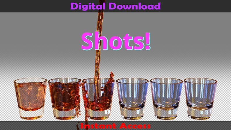 Shots! - Shot Glass Fill Overlay | Single VFX for Twitch Streamelements ...
