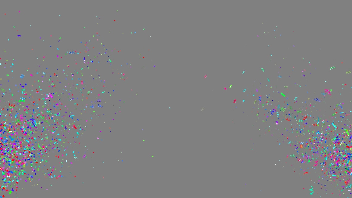 Confetti Cannon - Animated Overlay | Single VFX for Twitch ...