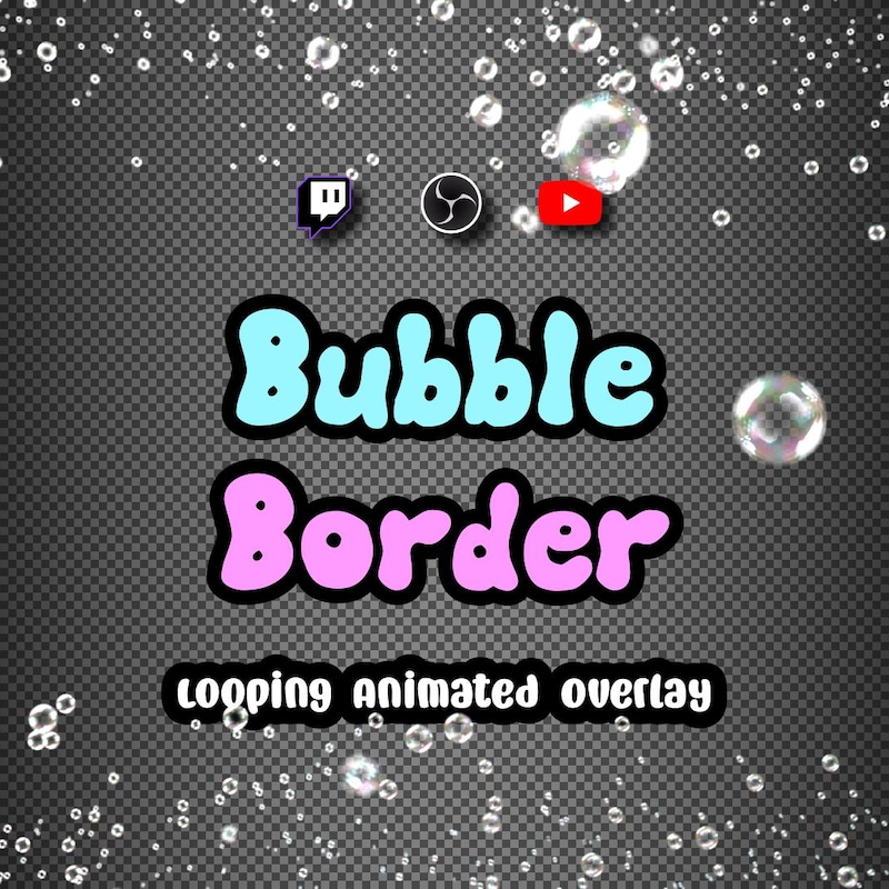 Bubbles Animation Overlay - Etsy