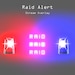 Raid Alert – Red & Blue Flashing Lights | Animated Twitch Overlay | VFX ...
