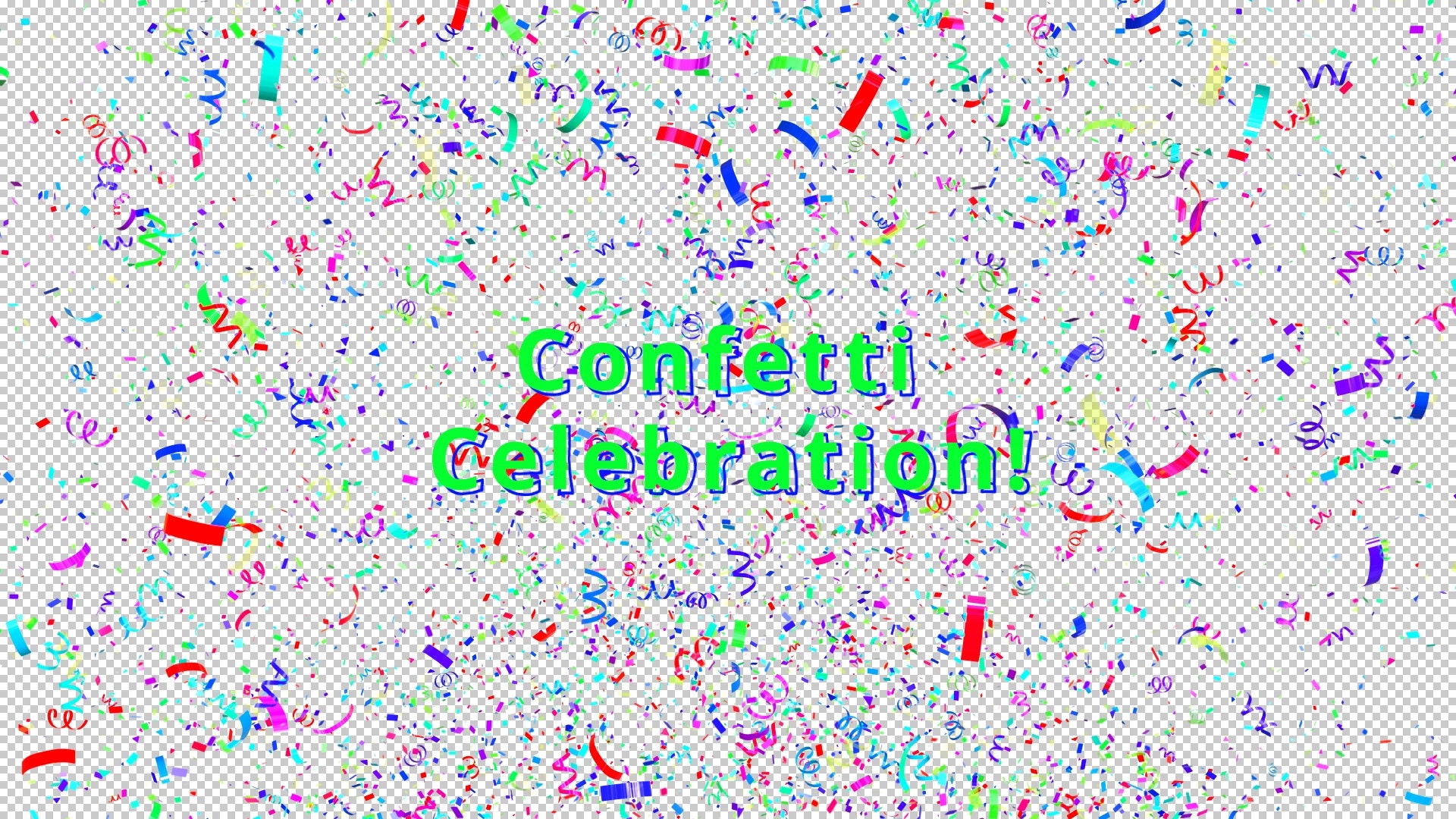 Confetti Celebration - Animated Overlay | Single VFX for Twitch ...