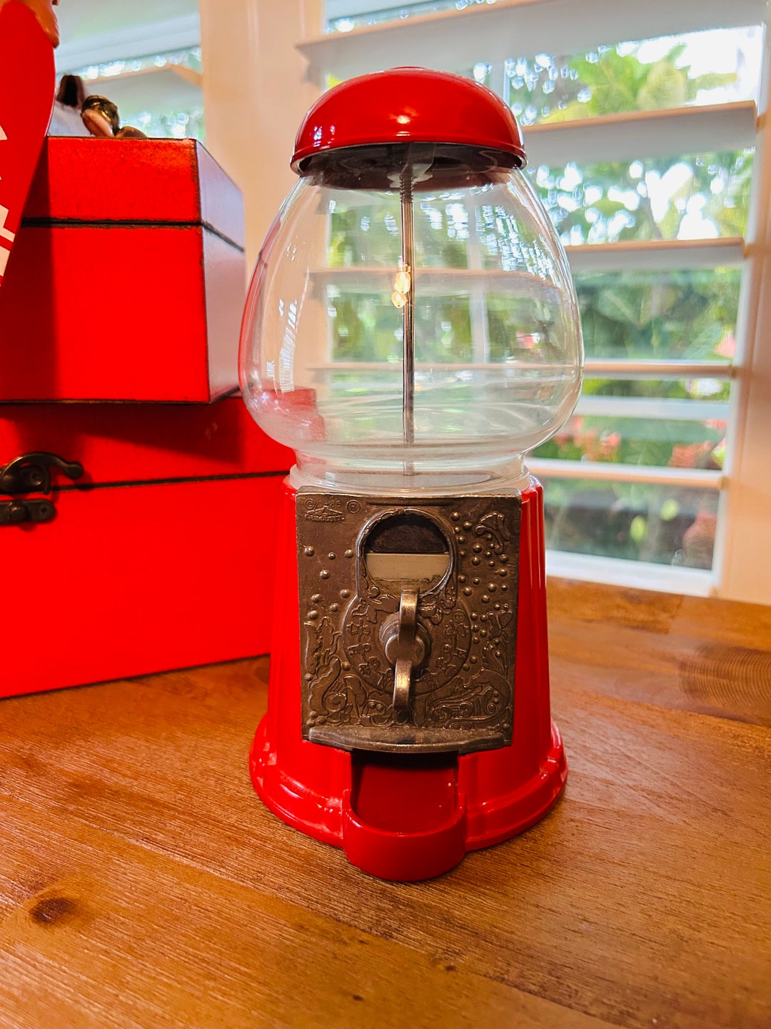 Vintage Gumball Machine 1980's - Etsy