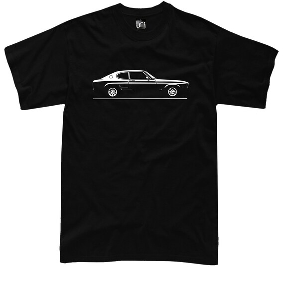 T-shirt for Classic Ford Capri Mk1 Fans Vintage Car Tshirt RS - Etsy