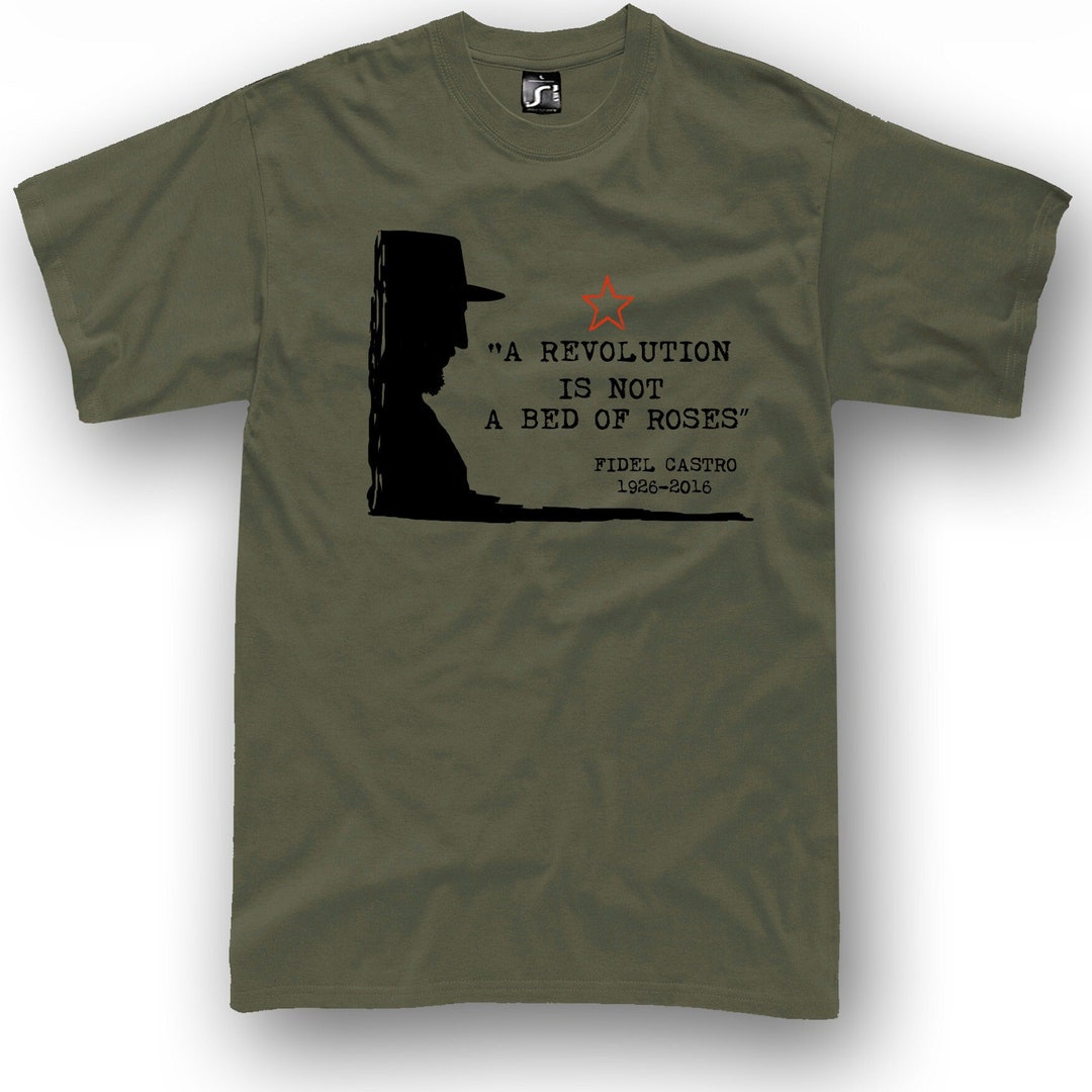 Fidel Castro T-shirt Cuba Revolution Tshirt S 5XL - Etsy
