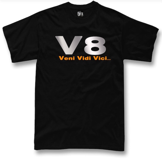 V8 T-shirt V8 Engine 427 Hemi Big Block Silver Print Tshirt | Etsy