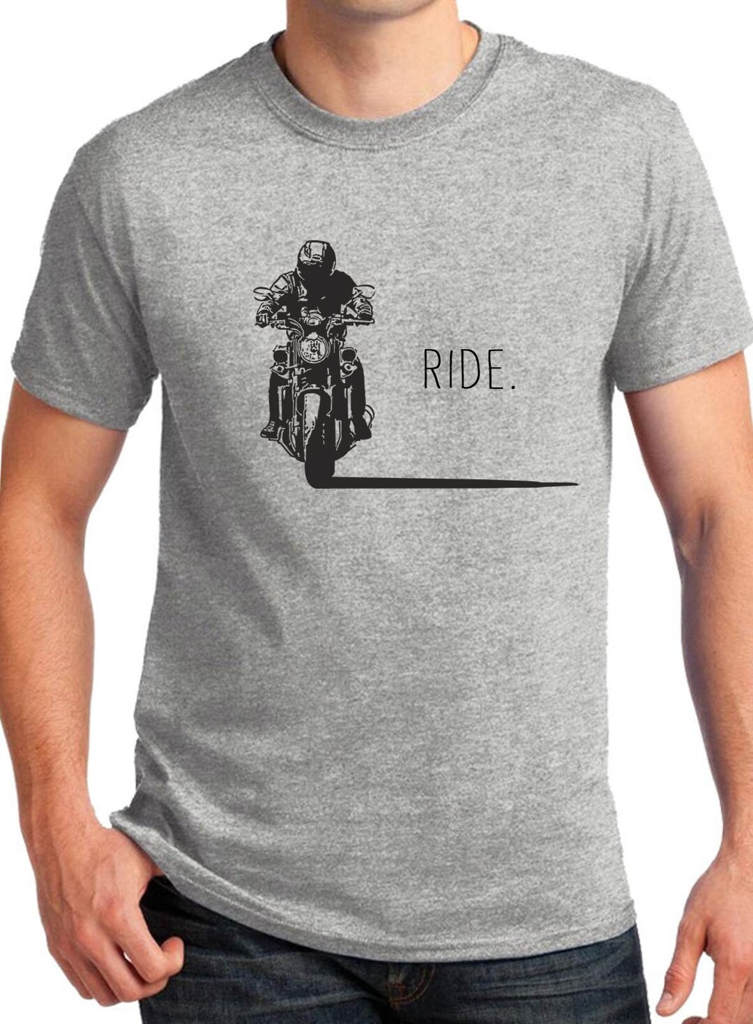 Motorcycle T-shirt Custom Motorbike Cafe Racer Vintage Retro Bike Gift ...