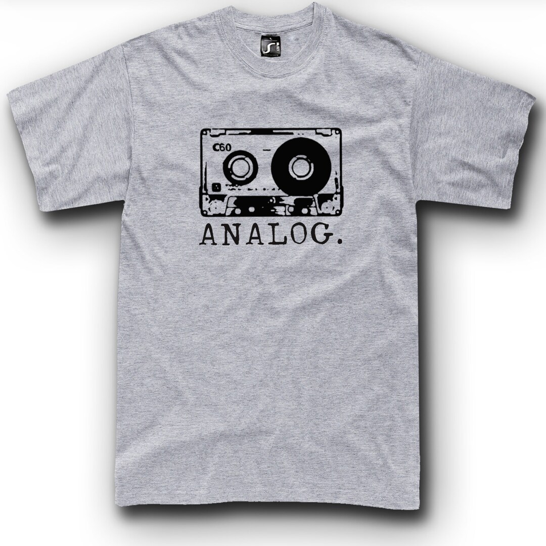 Retro T-shirt Analog Cassette 80's Tape Vintage Dj Gift Tshirt S-5xl - Etsy