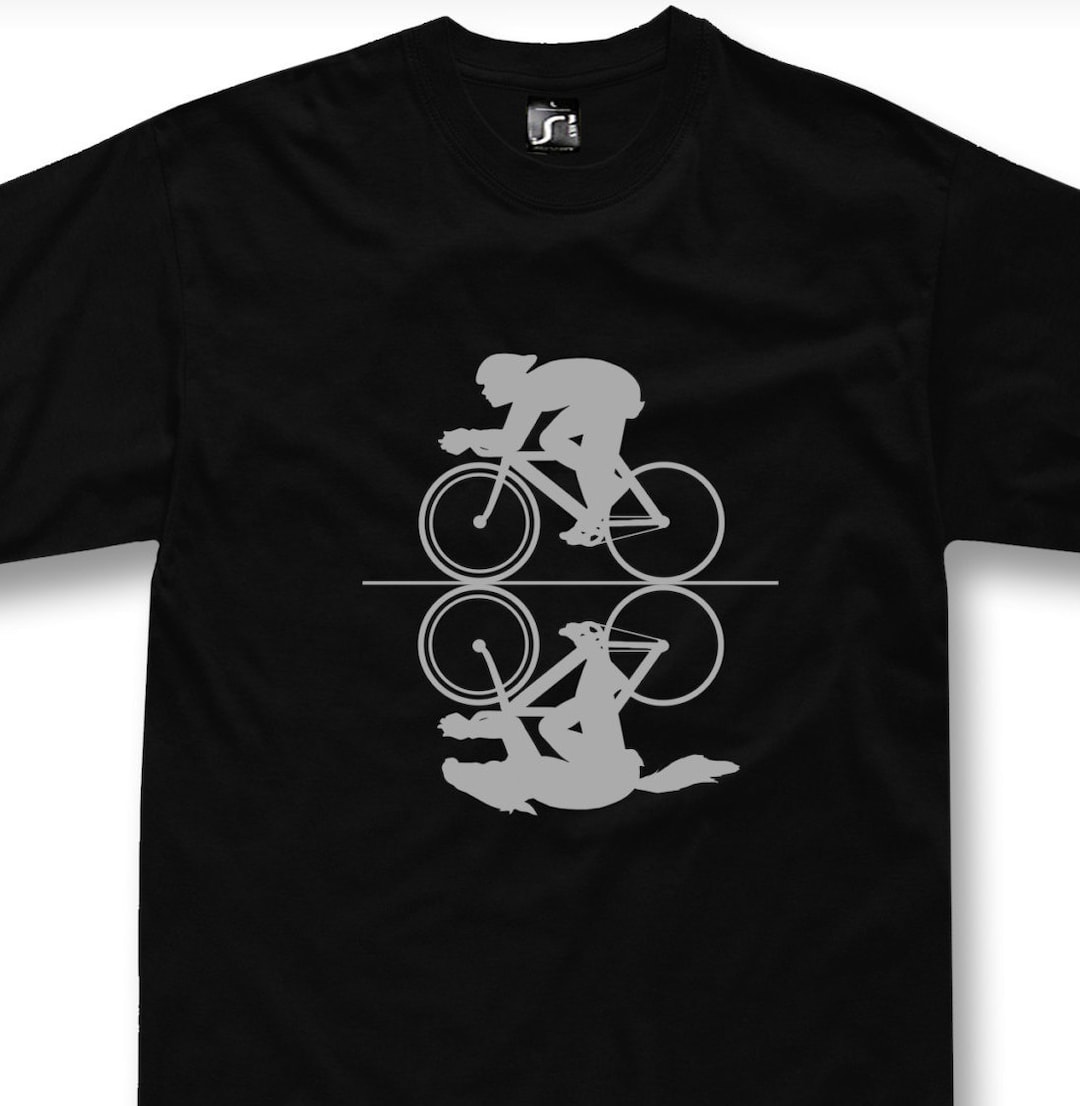 Cycling T-shirt Racing Bicycle Tee Rider Human Horse Cycling Gift T ...