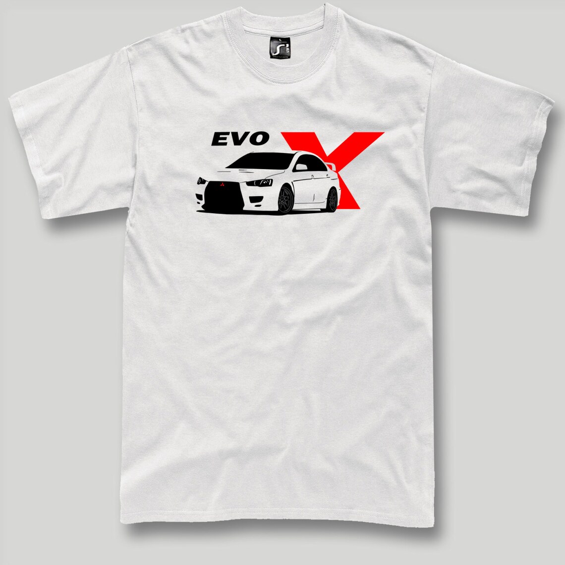 Tshirt for evo X mitsubishi fans t-shirt evolution jdm white S | Etsy