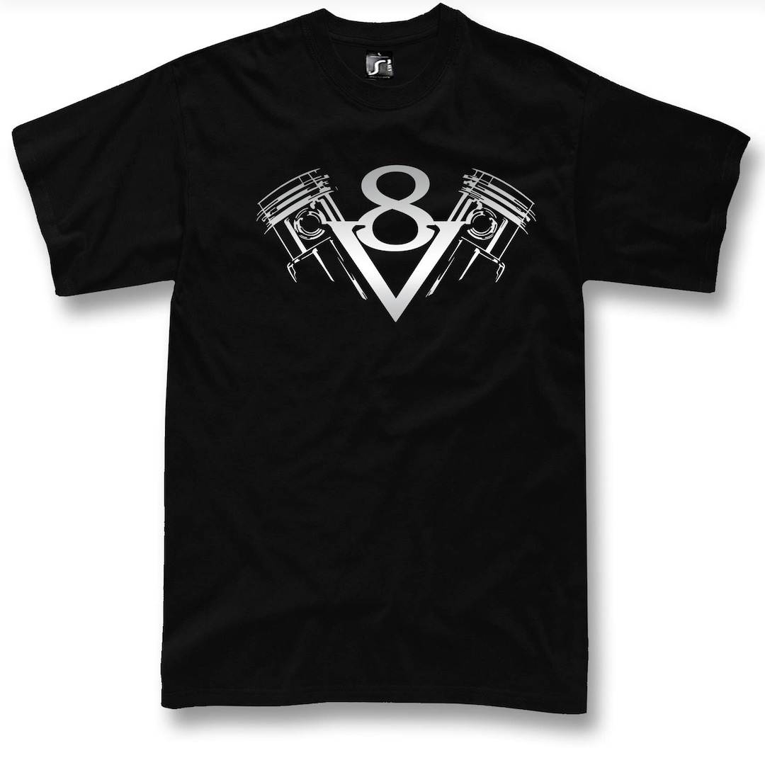 V8 Engine T Shirt for Hemi Engineer Hot Rod Graphic Design S - 5XL - Etsy