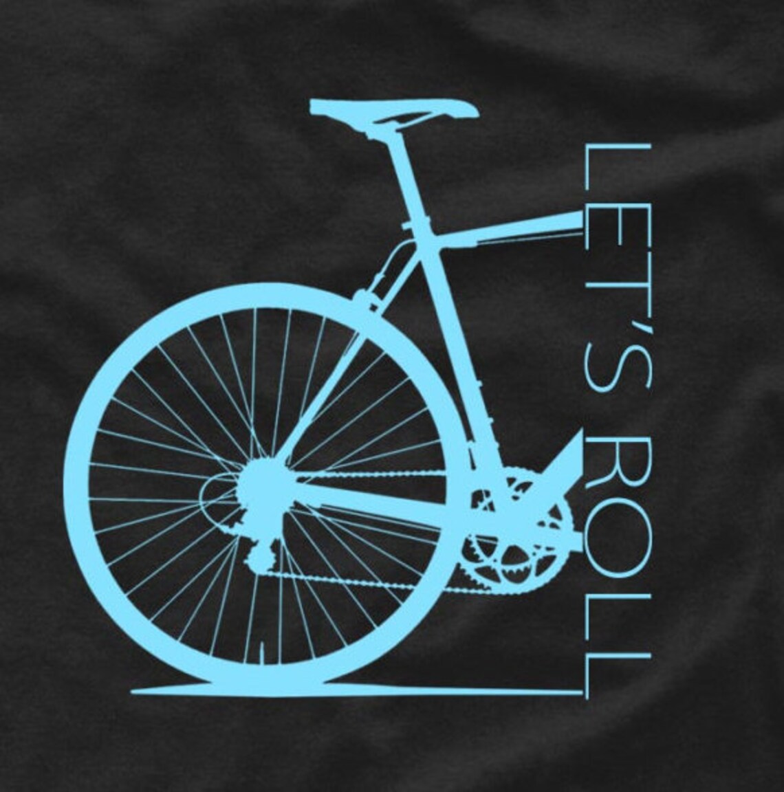 Cycling T-shirt Bicycle Rider Gift Bikers Lets Roll Gift T - Etsy