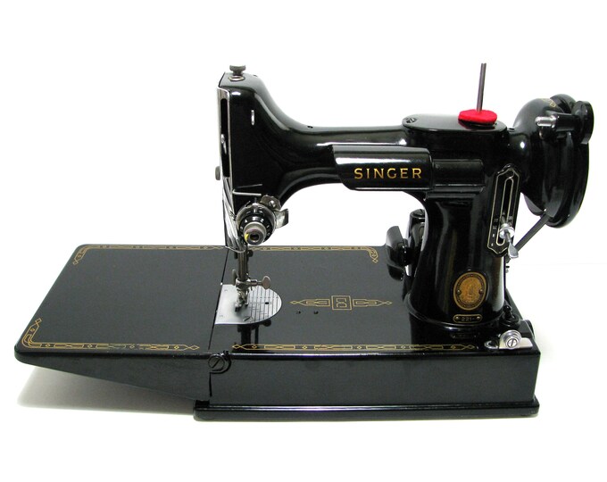 Singer 221 Featherweight Sewing Machine- 1957 - Etsy