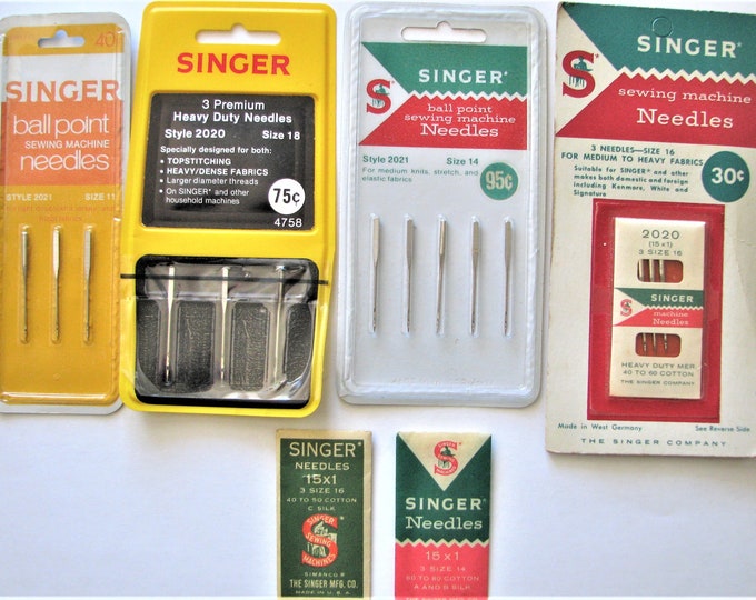 Singer Vintage Needles-for Your Shadow Box! - Etsy
