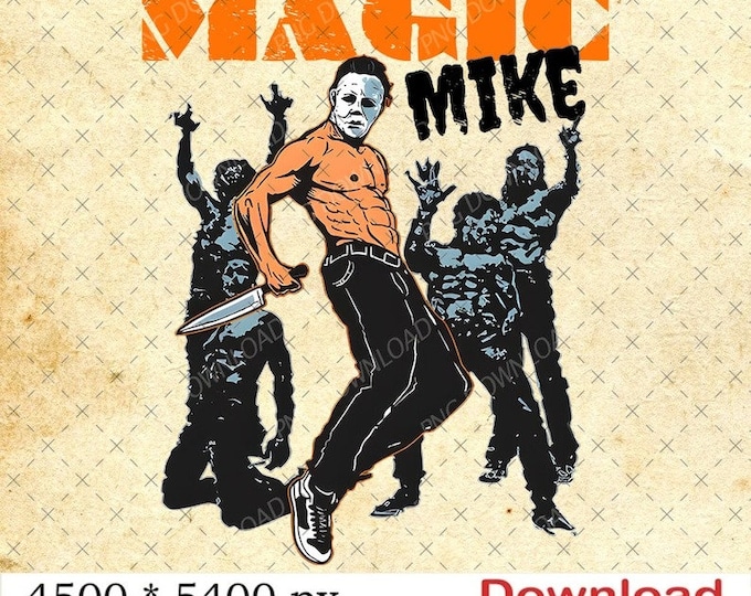 Magic Mike Sublimation Download, Vintage Michael Myers Horror Movie ...