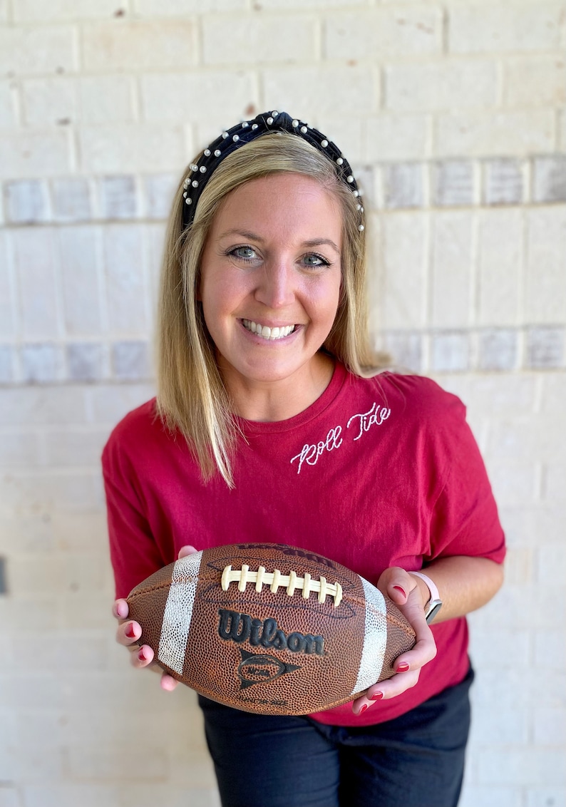 Alabama Roll Tide Hand Embroidered Shirt Customizable - Etsy