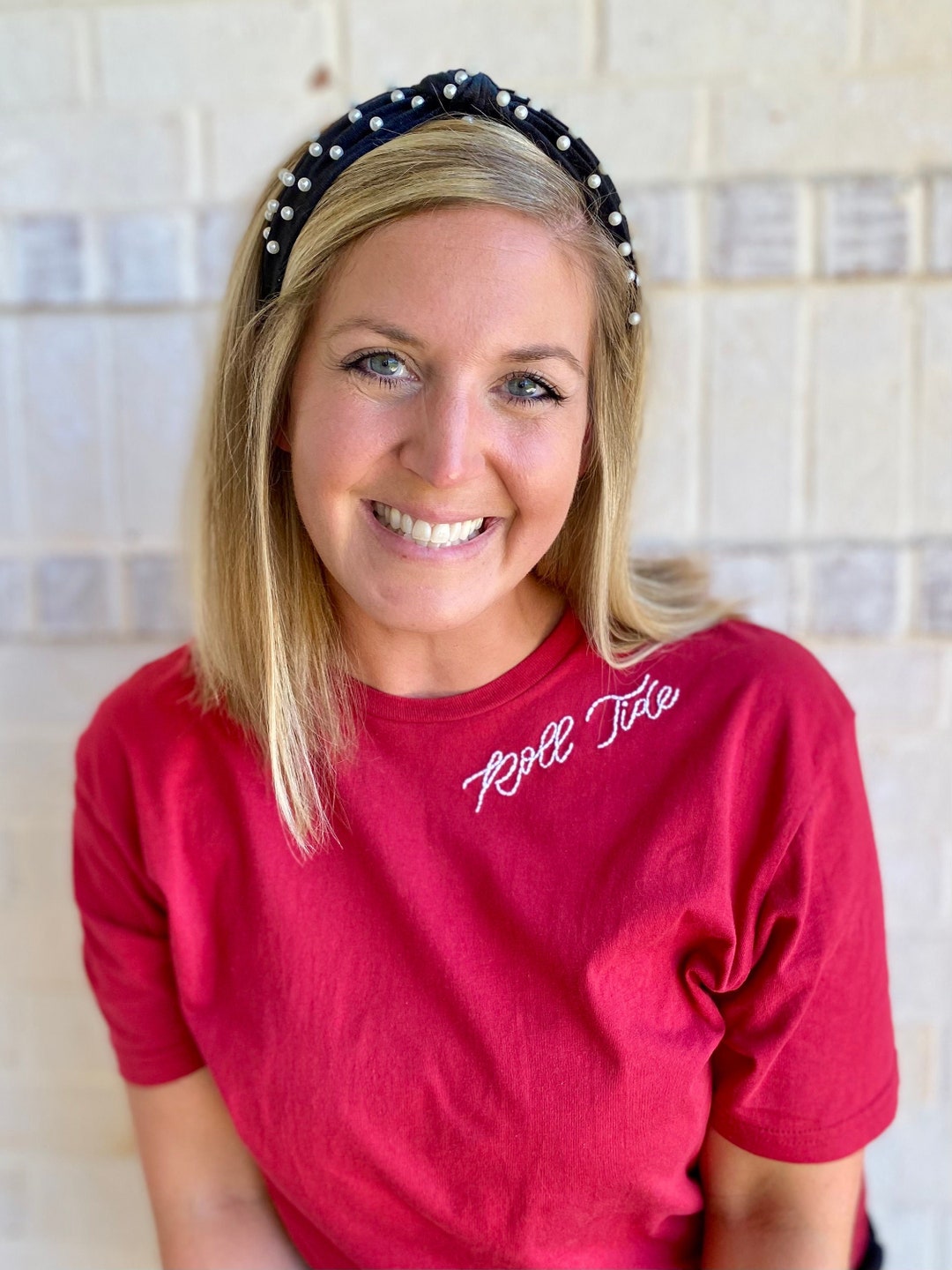 Alabama Roll Tide Hand Embroidered Shirt Customizable - Etsy