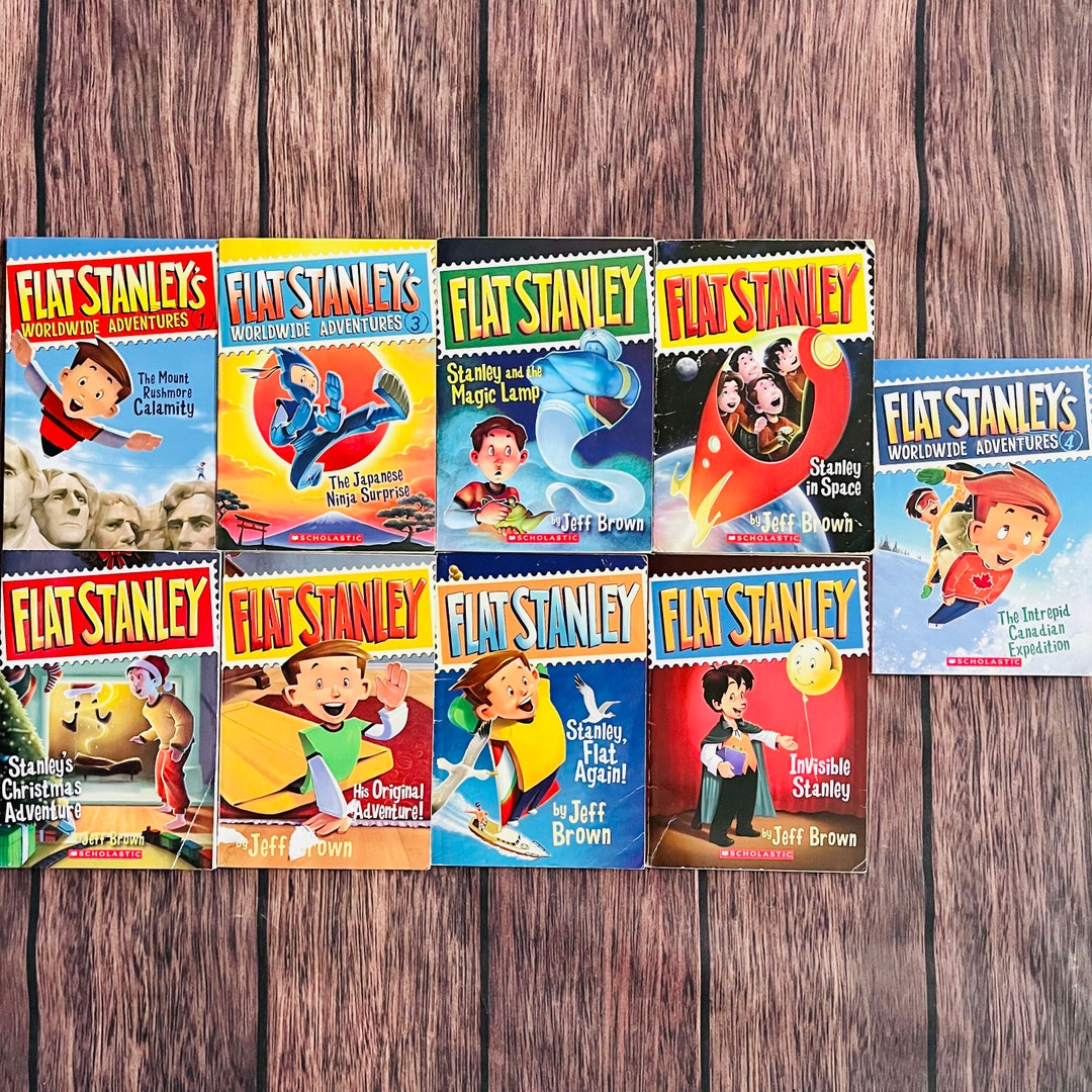 Lot of 9 Flat Stanley Kids Youth Children’s Girls Boys Chapter Books ...