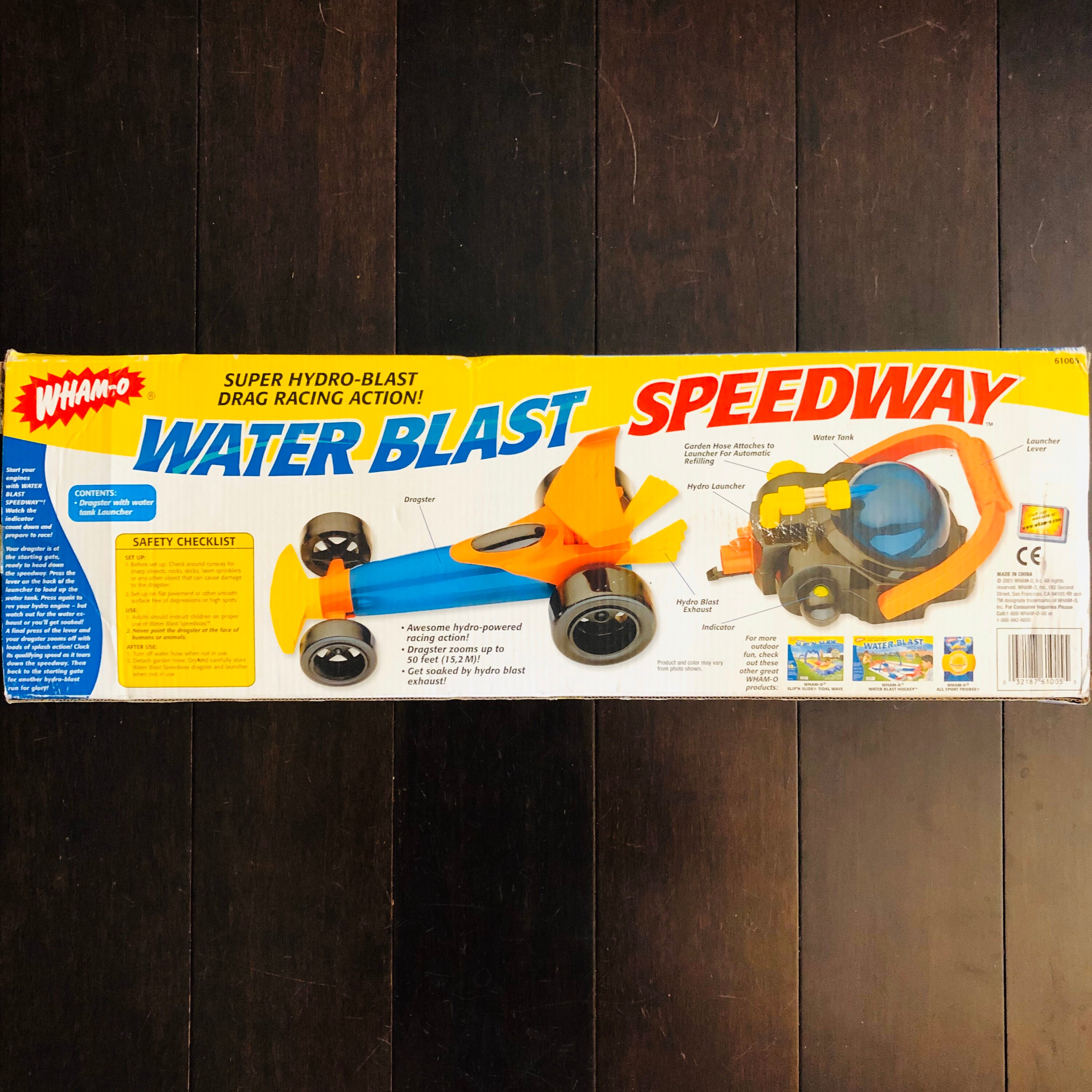 NEW Vintage Wham O Water Blaster Speedway Hydro Powered Dragster Drag ...