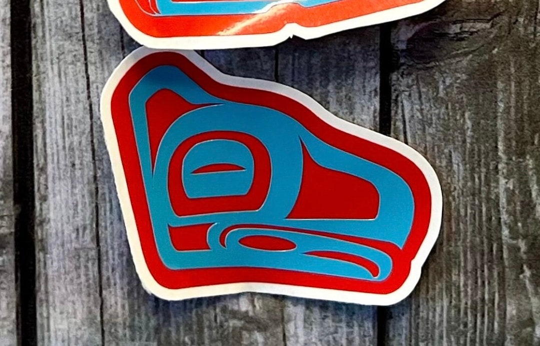 Formline Decal Sticker Raven - Etsy